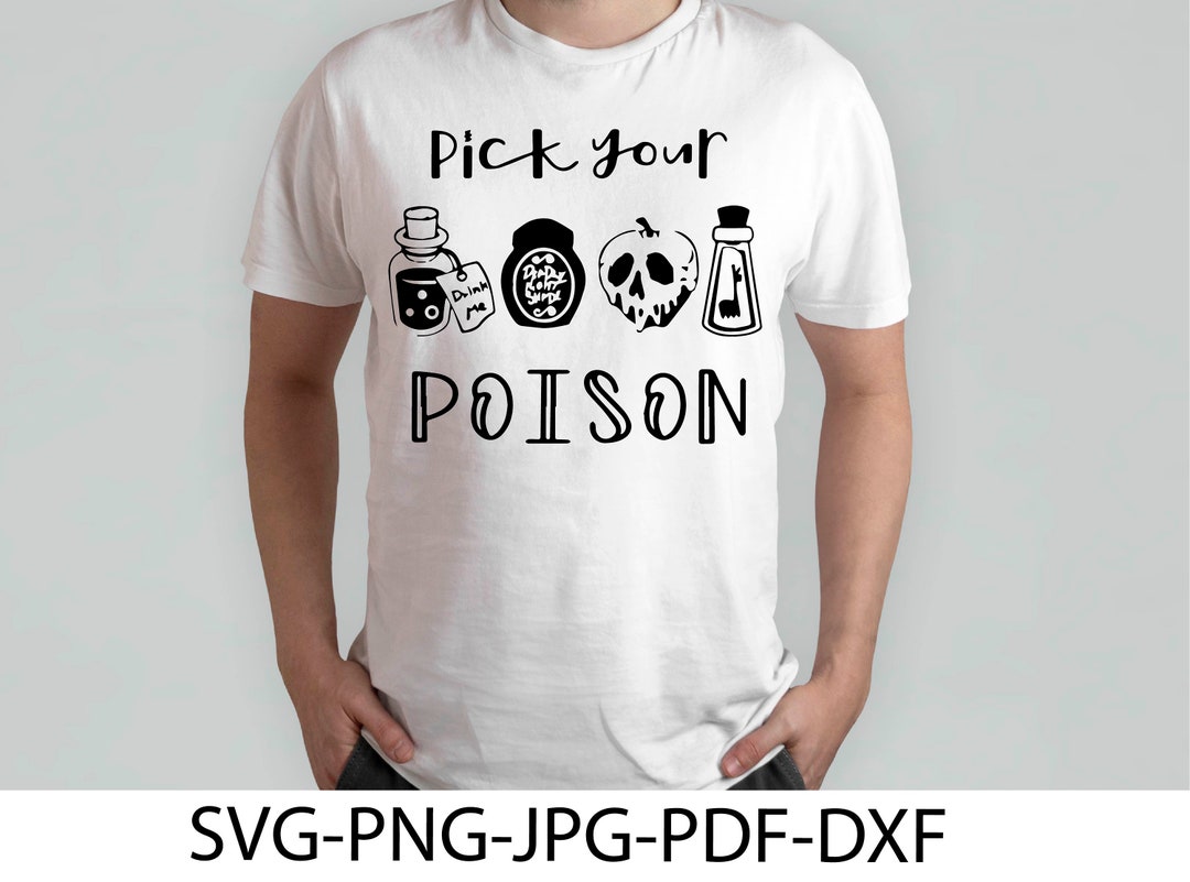 Pick Your Poison Svg,clipart, Cricut, Svg,png,dxf,pdf,jpg, Digital ...