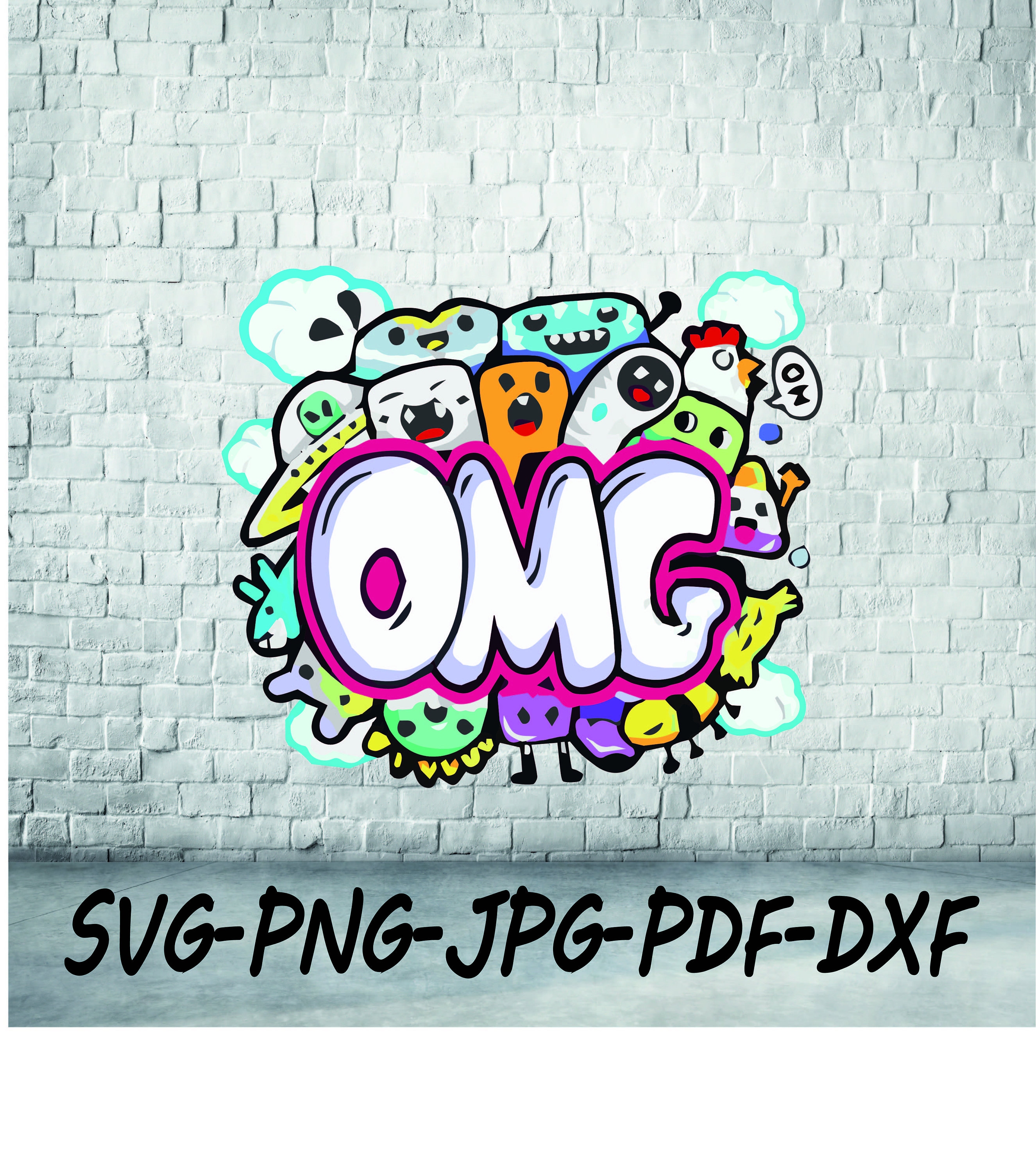 OMG Svg,clipart, Cricut, Svg,png,dxf,pdf,jpg, Digital Downloads - Etsy