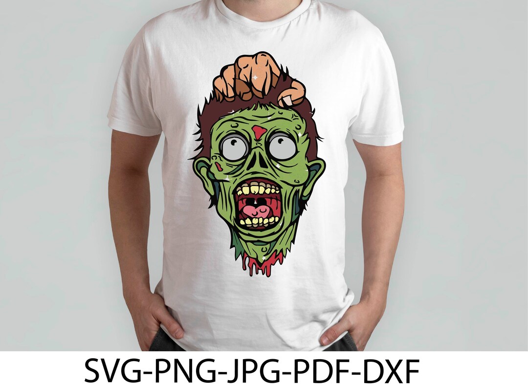 Zombie Svg,clipart, Cricut, Svg,png,dxf,pdf,jpg, Digital Downloads - Etsy