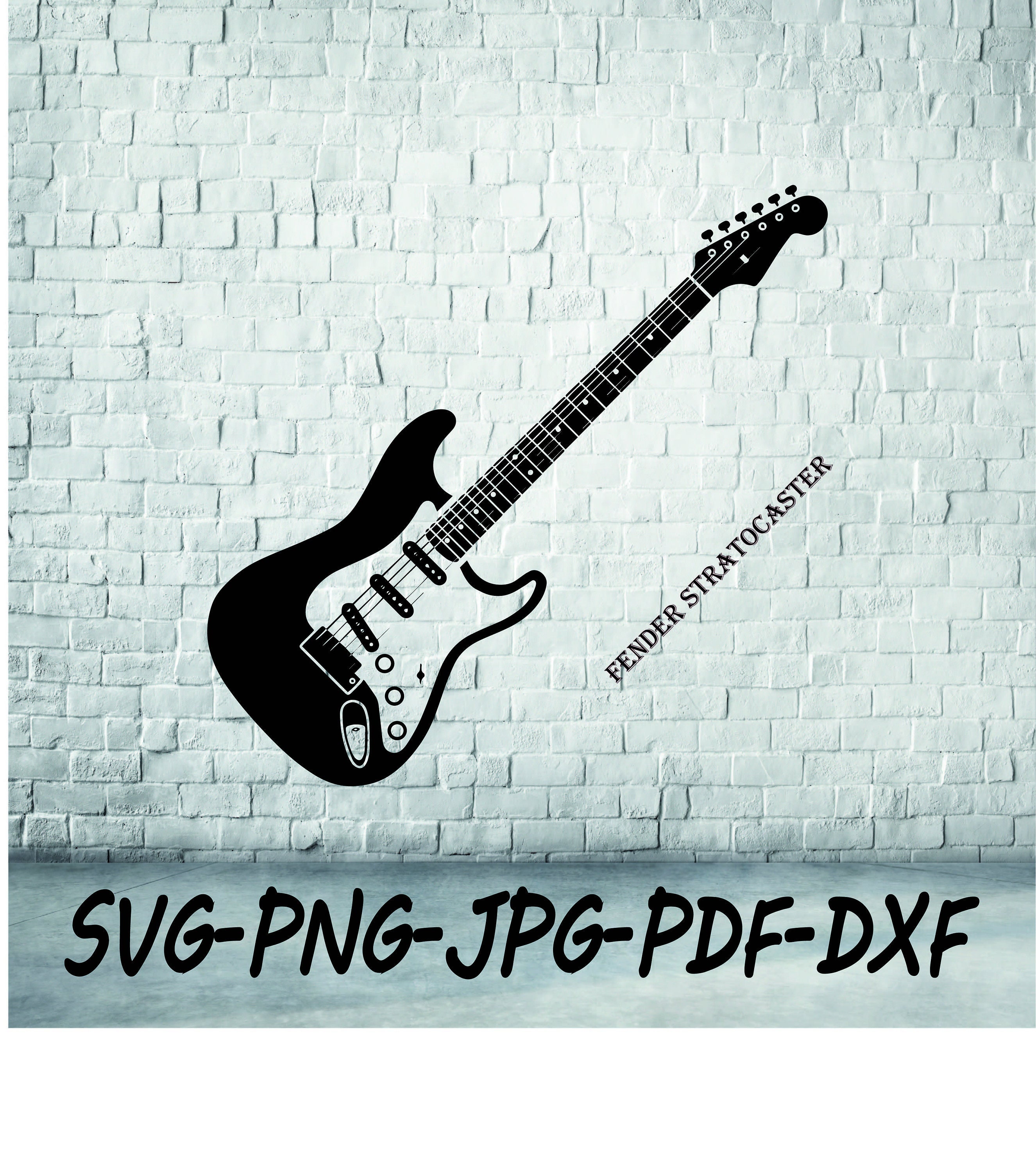 Fender Stratocaster Svgclipart Cricut Svgpngdxfpdfjpg - Etsy Australia
