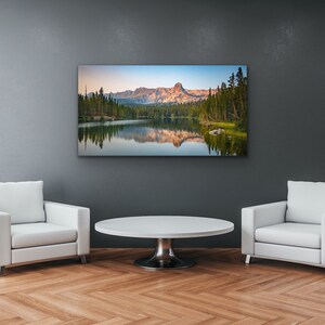 Crystal Crag Sunrise Over Lake Mamie - Canvas Wrap Print - Etsy