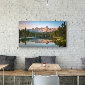 Crystal Crag Sunrise Over Lake Mamie - Canvas Wrap Print - Etsy