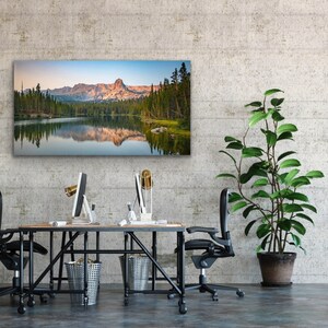 Crystal Crag Sunrise Over Lake Mamie - Canvas Wrap Print - Etsy