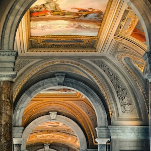 Grand Hallway of the Vatican - Mirror Sided Gallery Wrap Canvas Print ...