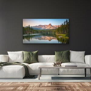 Crystal Crag Sunrise Over Lake Mamie - Canvas Wrap Print - Etsy