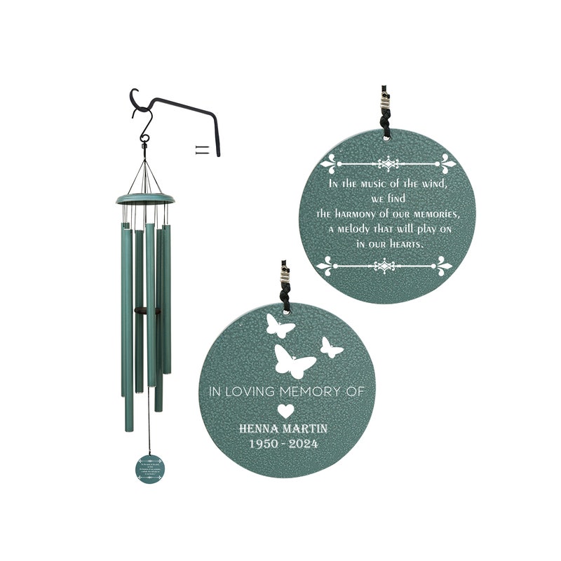 Memorial Wind Chimes - Etsy