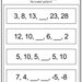 7 Printable Number Patterns Math Worksheet! Fill in the Blanks to ...