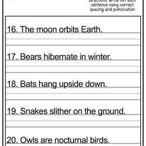 11 Printable Sentence Writing English Worksheets! Improve Reading and ...