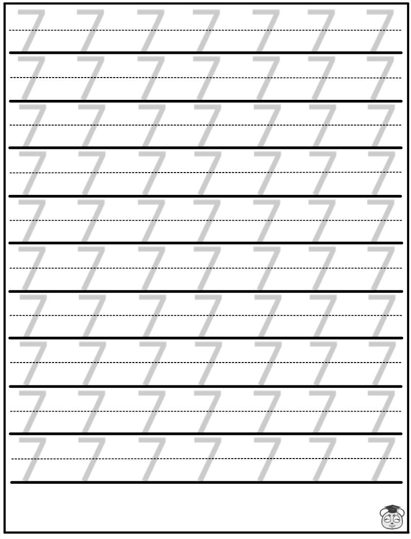20 Printable 1-10 Number Tracing Worksheet! Develop Counting, Tracing ...