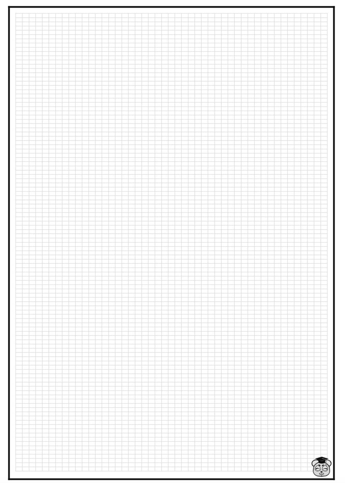 Printable 2.5cm Grid Sheet for School - Etsy