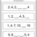 7 Printable Number Patterns Math Worksheet! Fill in the Blanks to ...