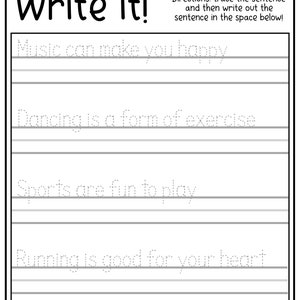 23 Printable Tracing and Writing English Worksheets! Trace and Write ...