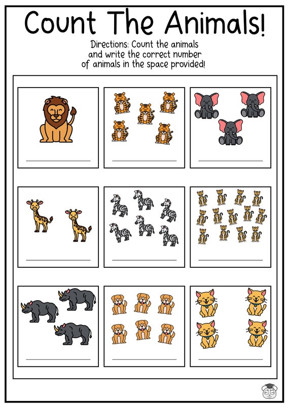 Animal Pattern Worksheets For Kindergarten Zoo Printable Animal