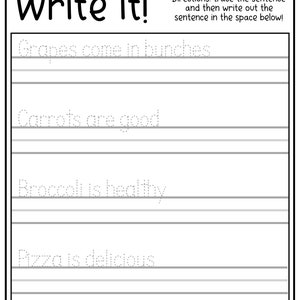23 Printable Tracing and Writing English Worksheets! Trace and Write ...
