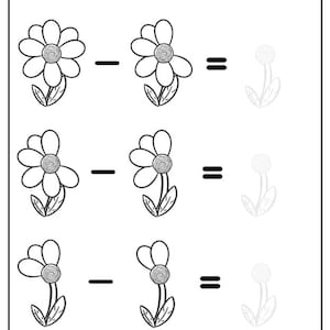 Printable Flower Addition & Subtraction Activity | 8 Pages of Fun Math ...