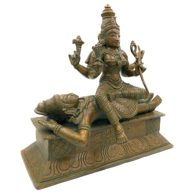 Bhunes Bronze Goddess Raja Rajeshvari Idols, Panchaloha Tripura Sundari ...