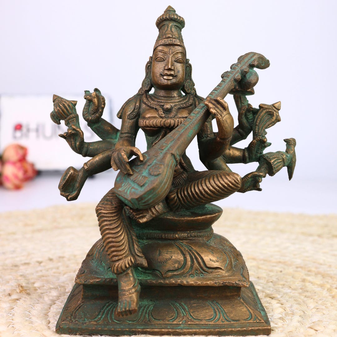 Bhunes Bronze Goddess Mantrini Idol, Raj Matangi Murti, Panchaloha Raja ...