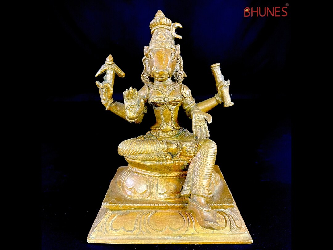 Bhunes Bronze Varahi Statue Varahi Amman Idol Vilakku Varahi Barahi ...