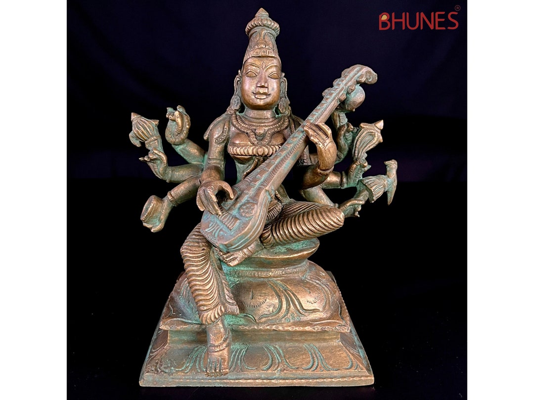 Bhunes Bronze Goddess Mantrini Idol, Raj Matangi Murti, Panchaloha Raja ...
