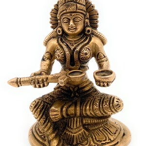 Bhunes Brass Goddess Annapurna Devi Idol Annapoorneshwari Annapoorna ...