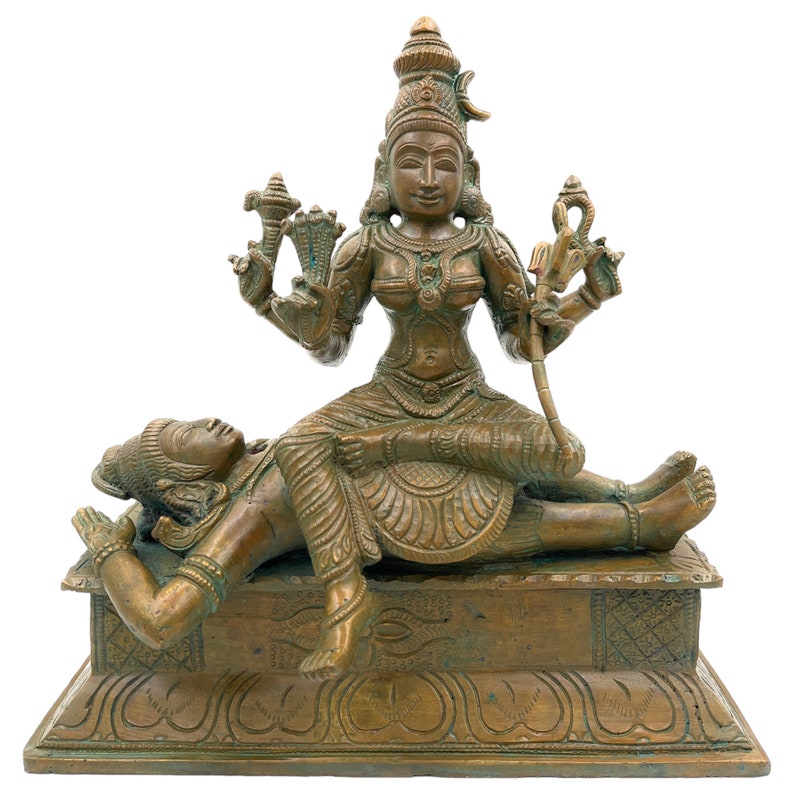 Bhunes Bronze Goddess Raja Rajeshvari Idols, Panchaloha Tripura Sundari ...