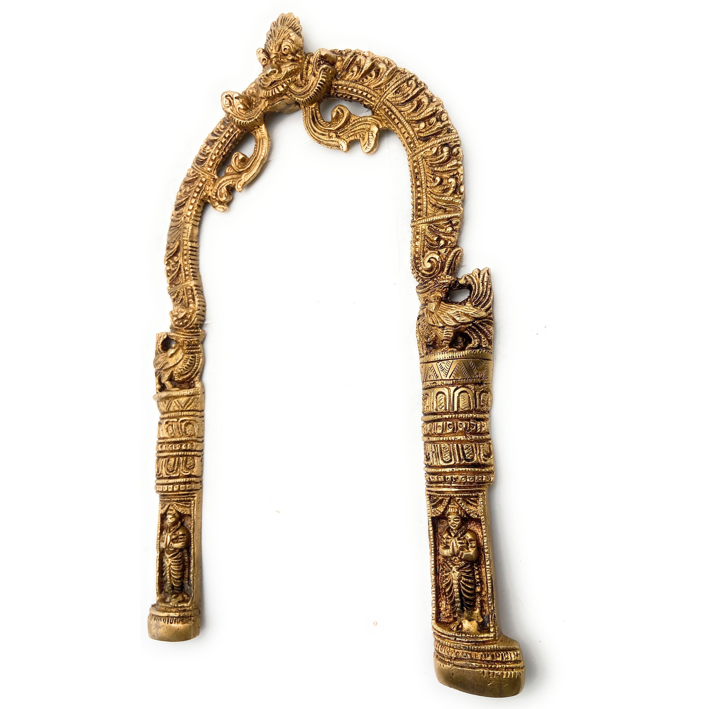 Bhunes Brass Prabhavali Frame Arch Wall Hanging Prabhawal for Home ...