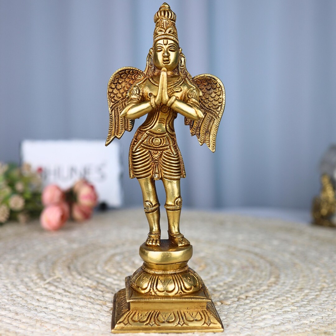 Bhunes Brass Lord Garuda Statue, Garuda Dev Murti, Garud Idol, Brass ...