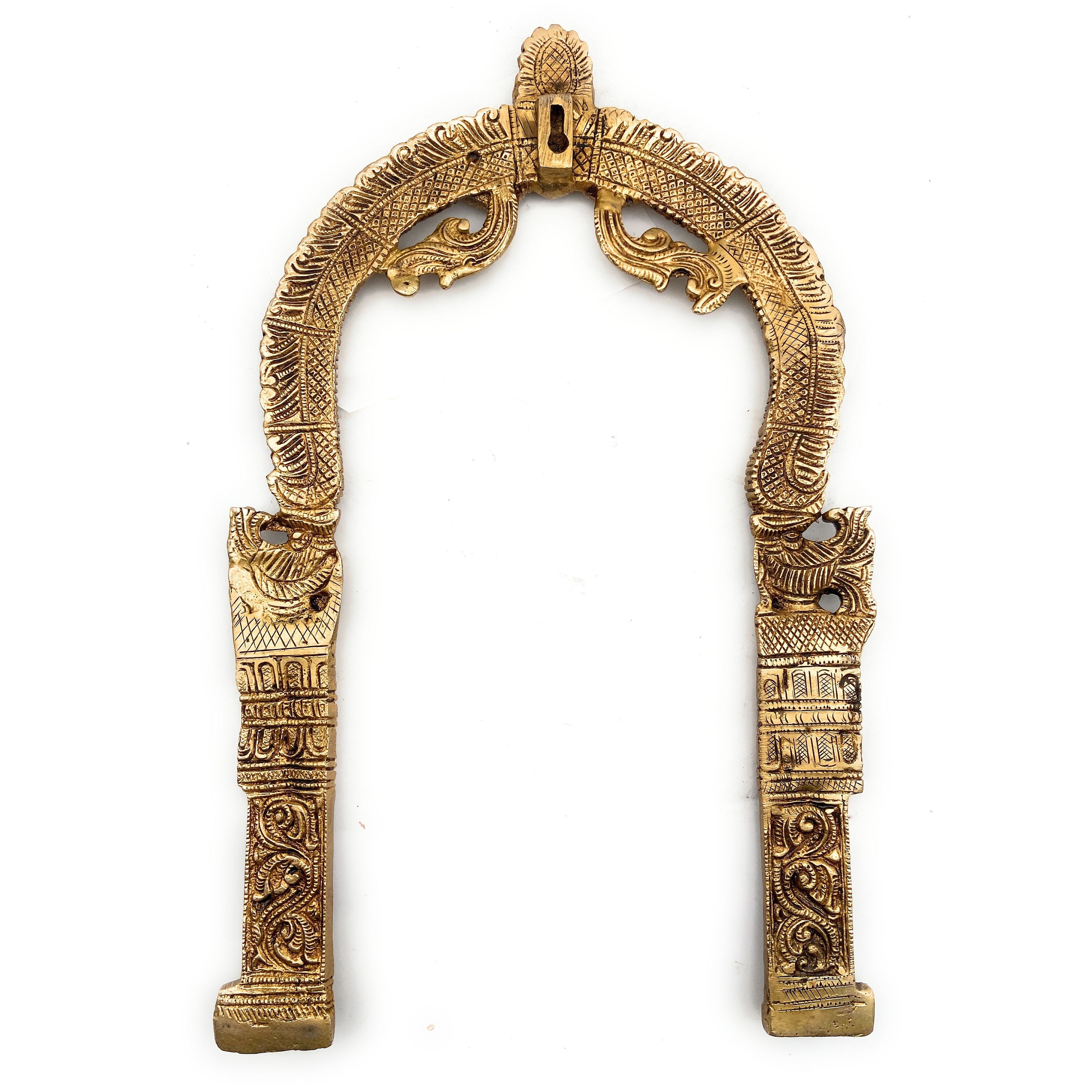 Bhunes Brass Prabhavali Frame Arch Wall Hanging Prabhawal for Home ...