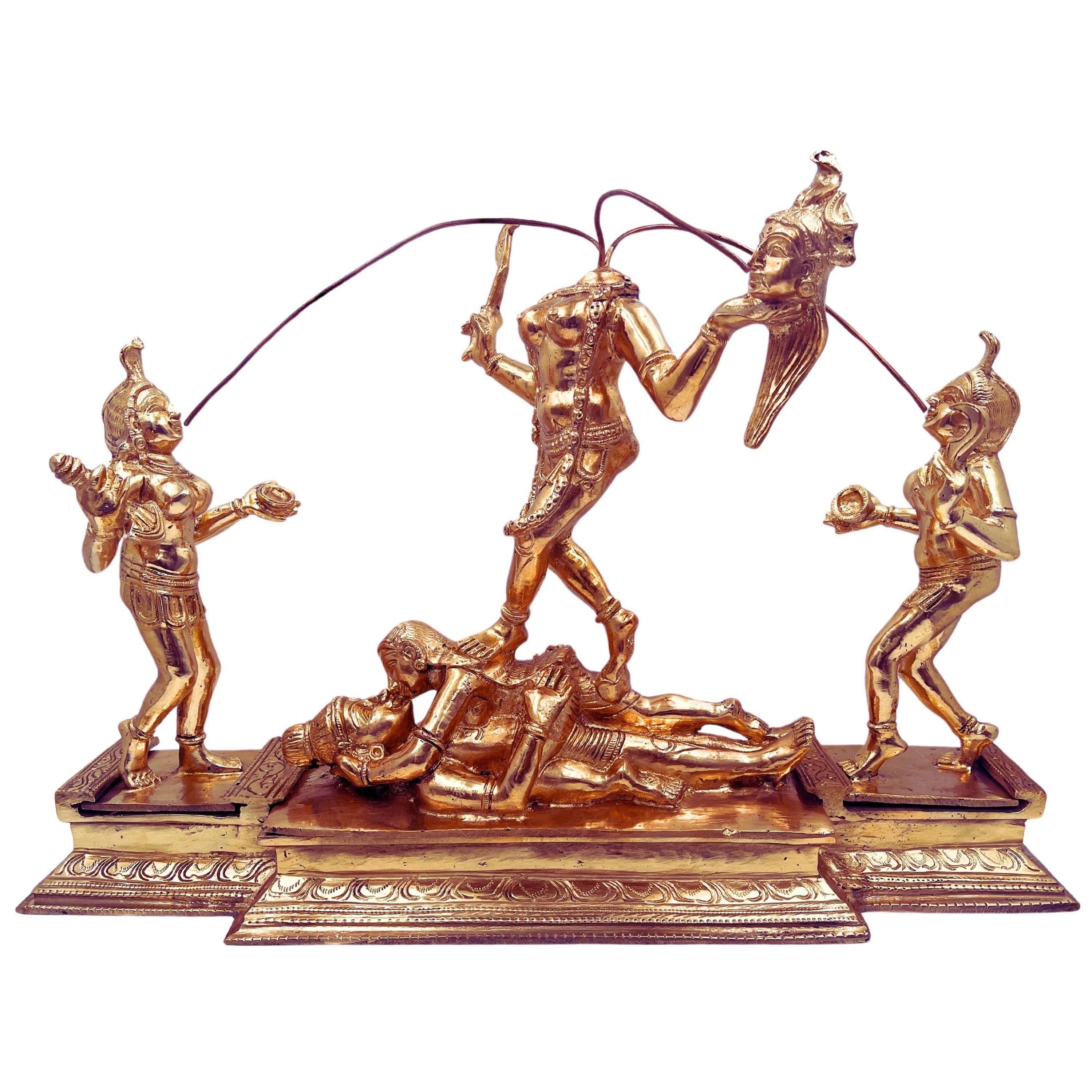 Bhunes Bronze Chhinnamasta Idols, Chhinnamastika Murti, Prachanda ...
