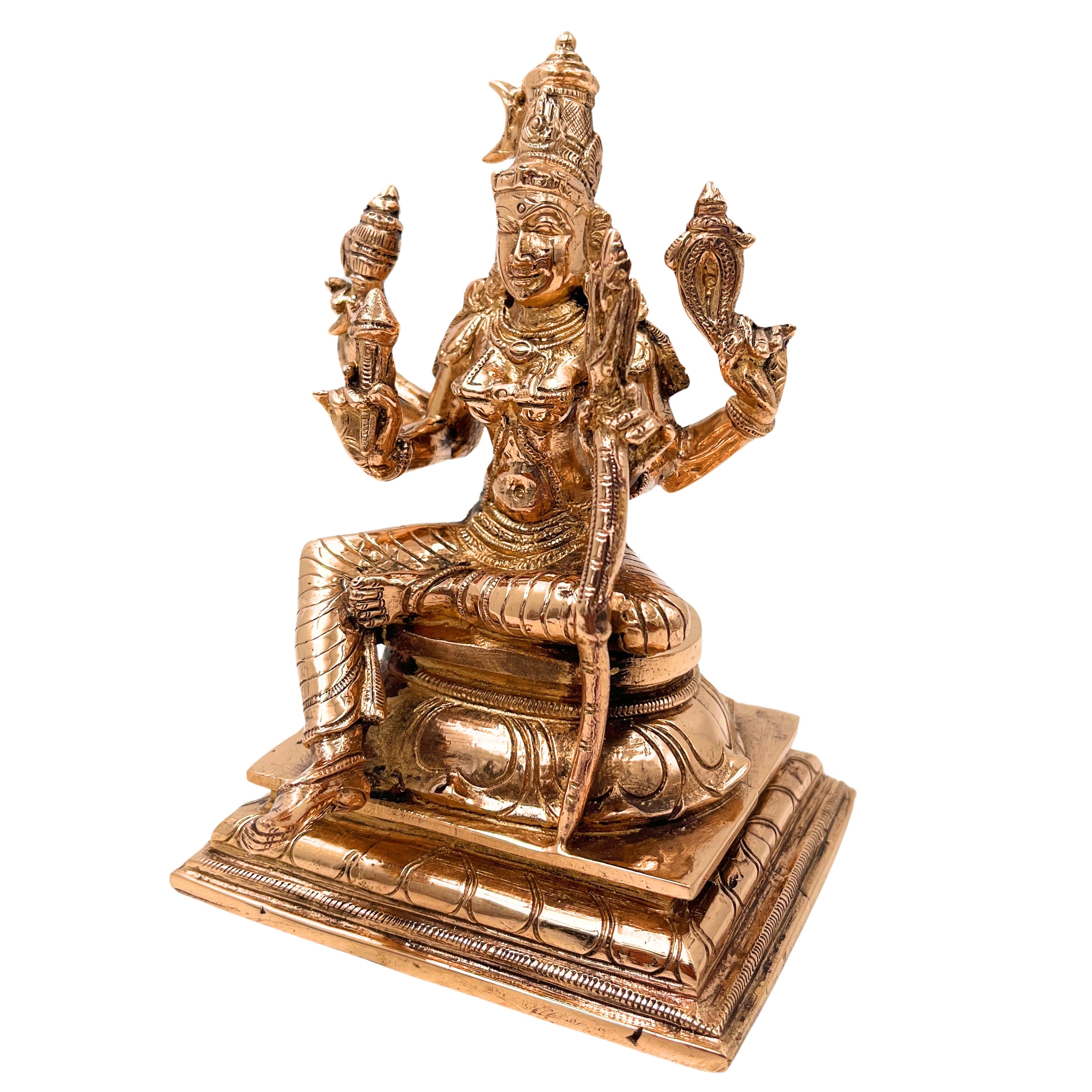Bhunes Bronze Rajarajeshwari Idol, Tripura Sundari Murti, Lalita ...