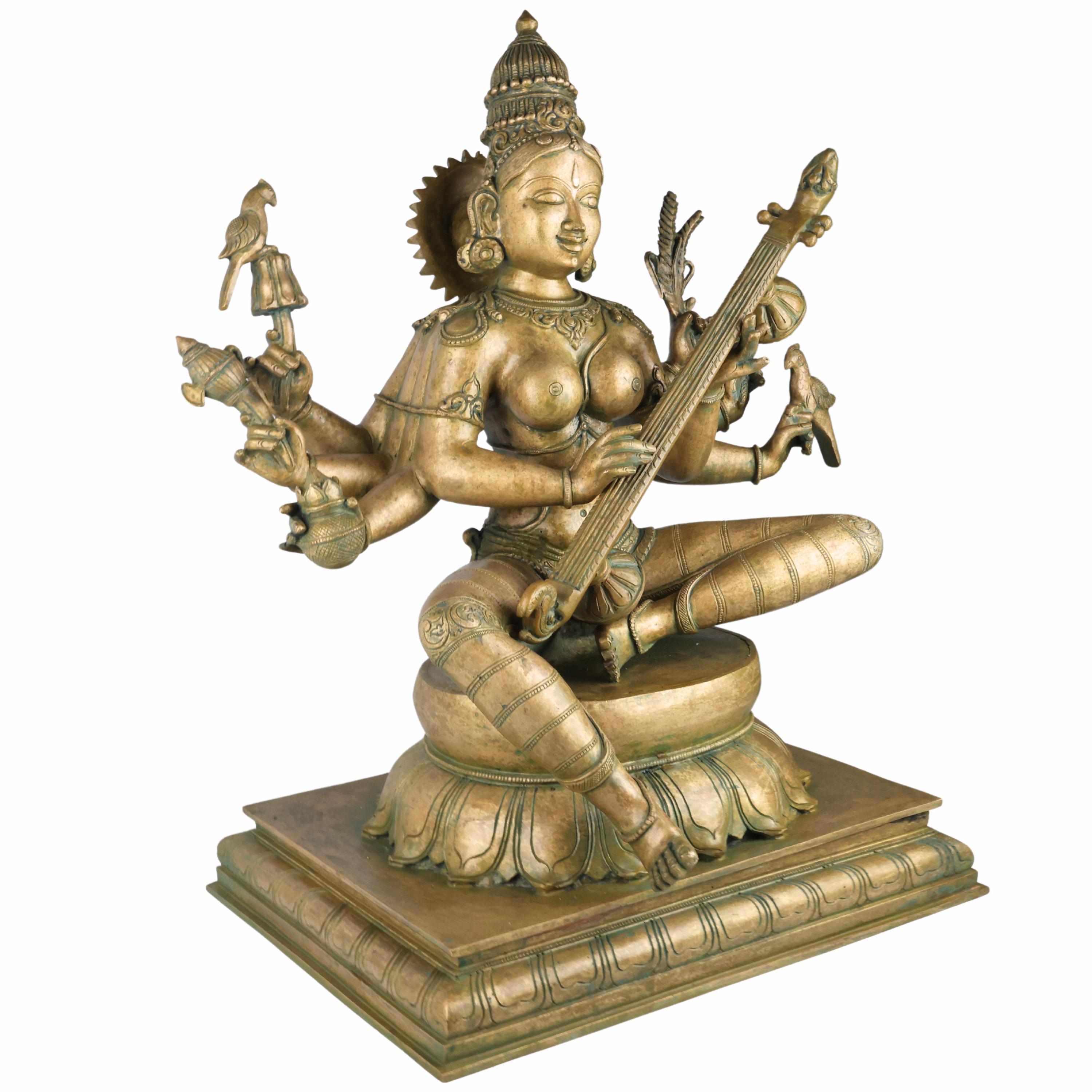 Panchaloha Rajmatangi Statue | Matangi Mata Sculpture | Mahavidya ...