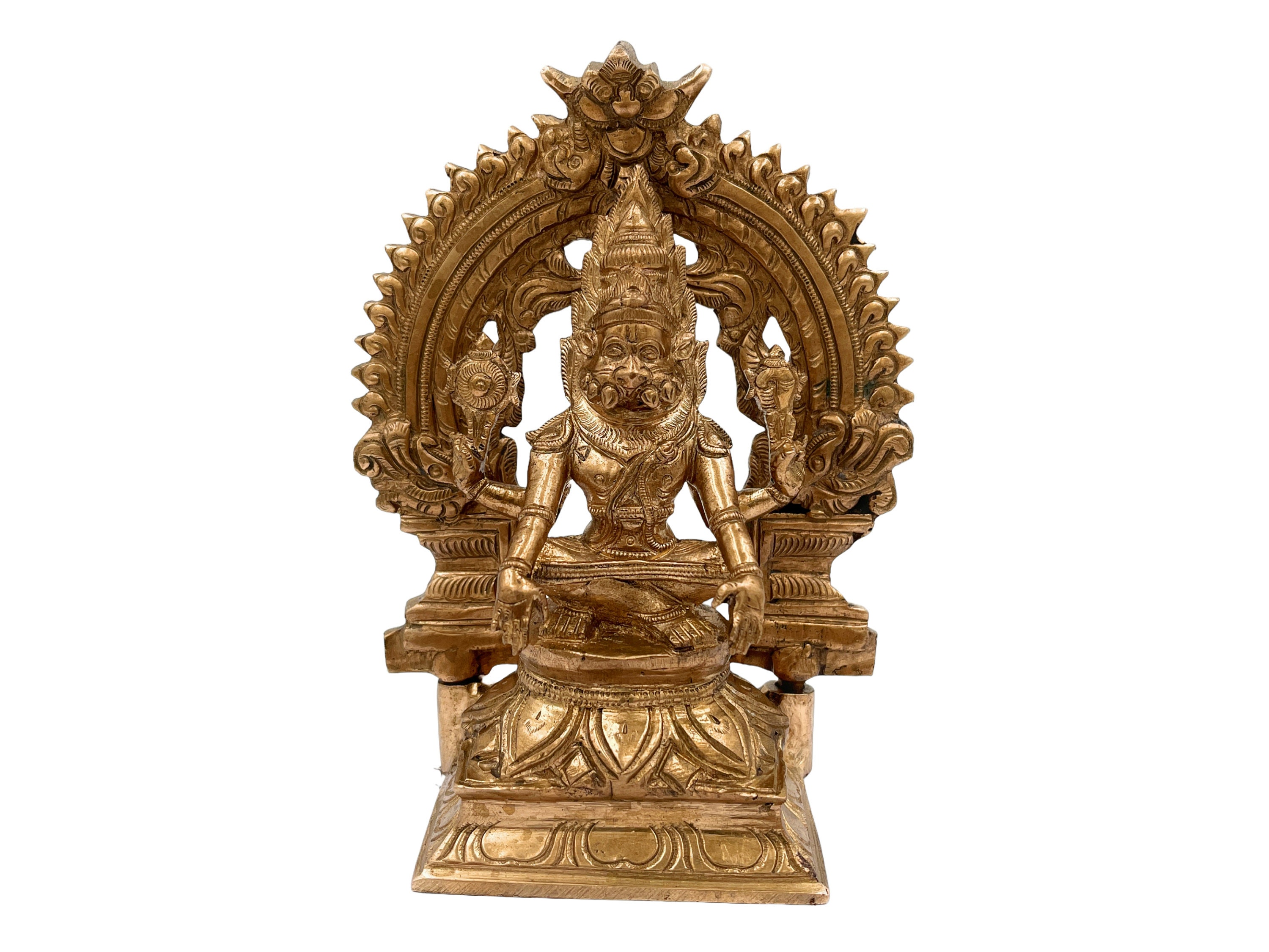 Bhunes Bronze Narasimha Swamy Idols, Panchaloha Narasingha Statue, for ...