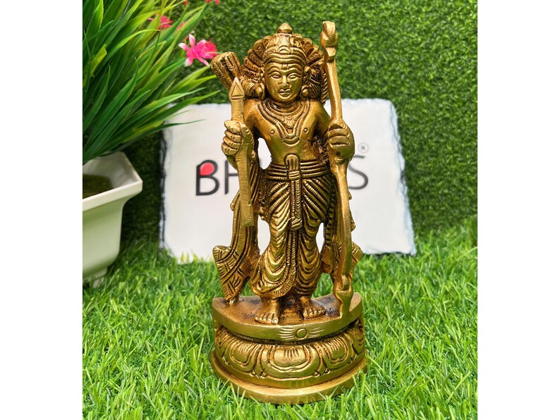 Bhunes Brass Lord Rama Statue Ram Idols Ram Ji Ki Murthi for - Etsy