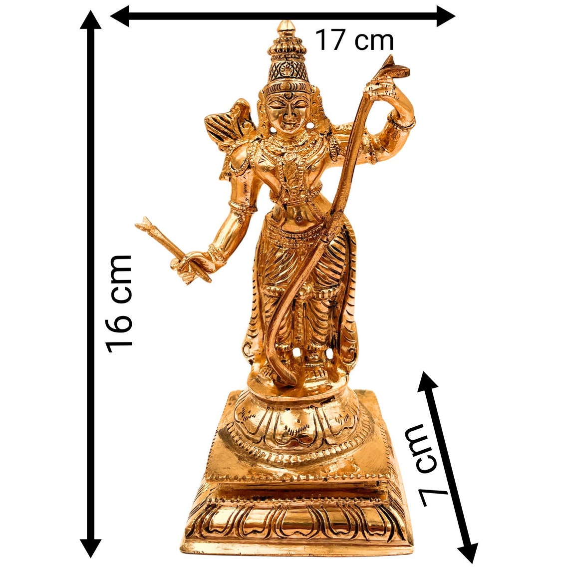 Bhunes Bronze Lord Rama Statue, Ram Idols, Ram Ji Ki Murthi for Home ...