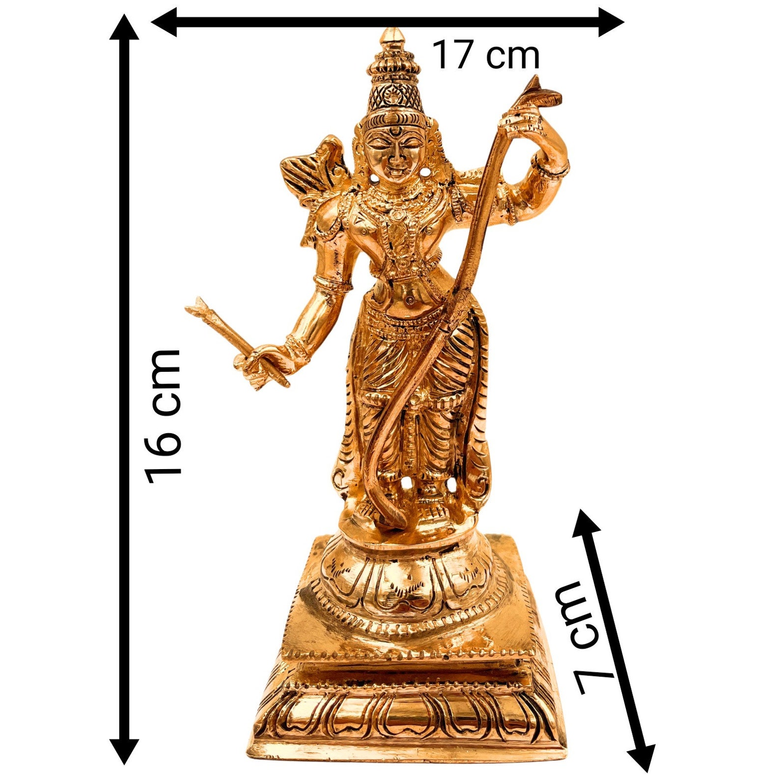 Bhunes Bronze Lord Rama Statue, Ram Idols, Ram Ji Ki Murthi for Home ...