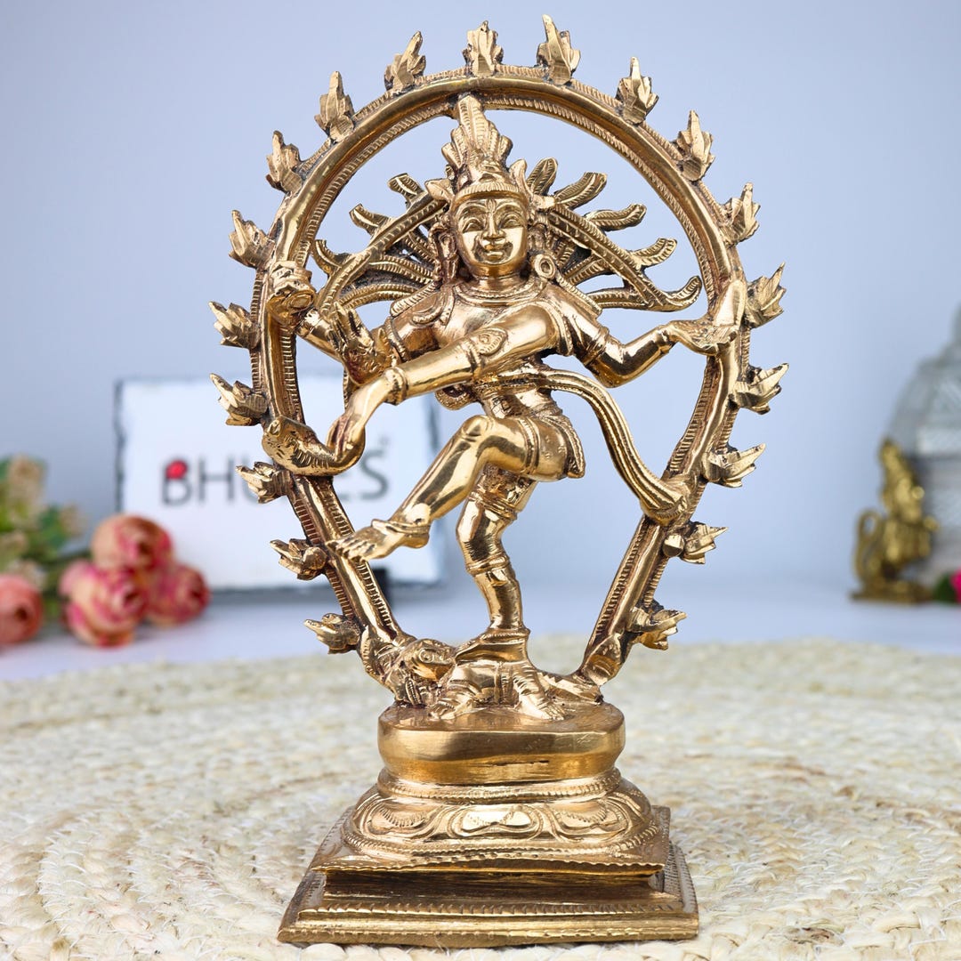 Bhunes Bronze Dancing Nataraja Murti, Hindu God Shiva Idols, Nataraja ...