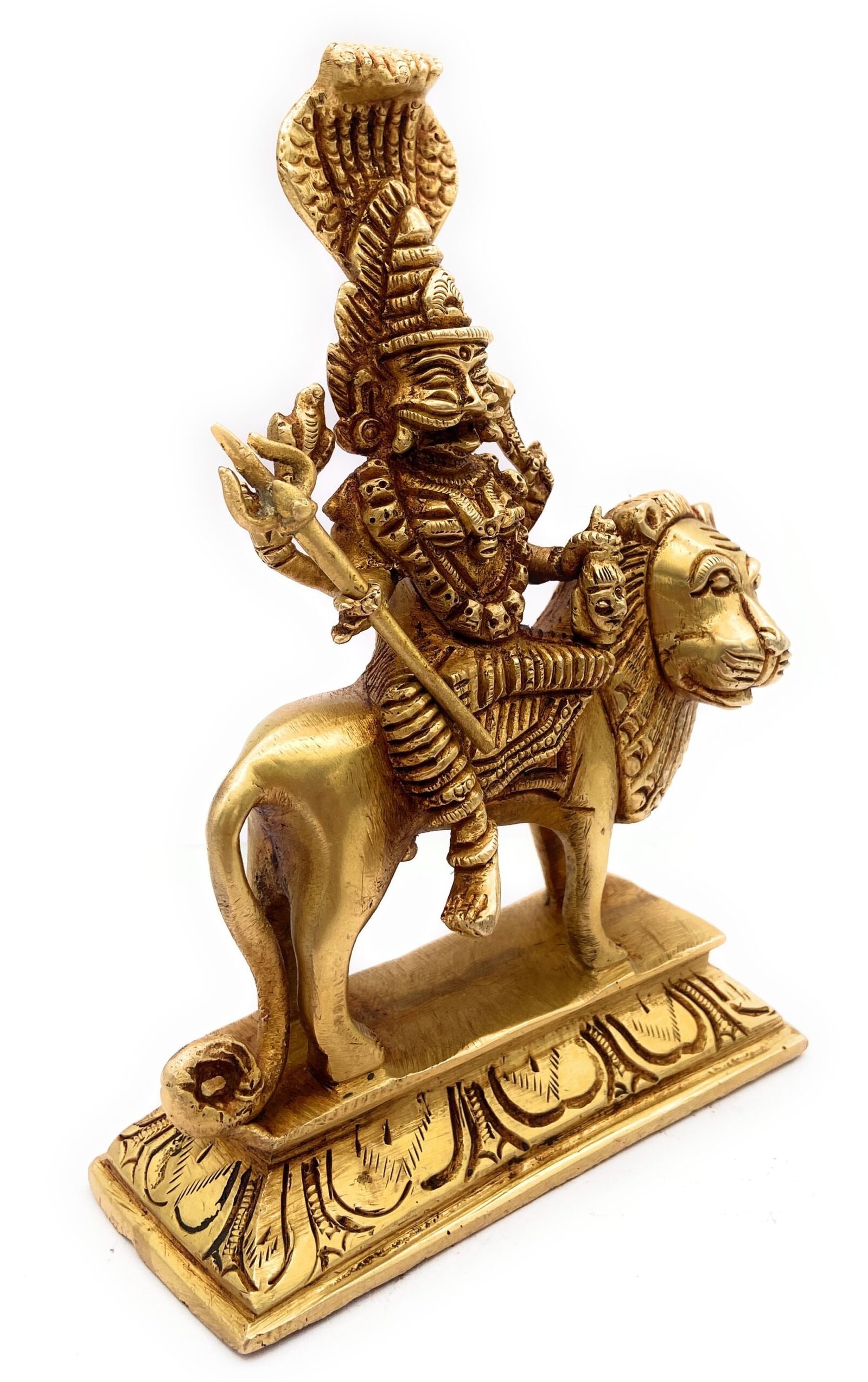 Bhunes Brass Pratyangira Devi Idols, Narasimhi Statue, Atharvana ...