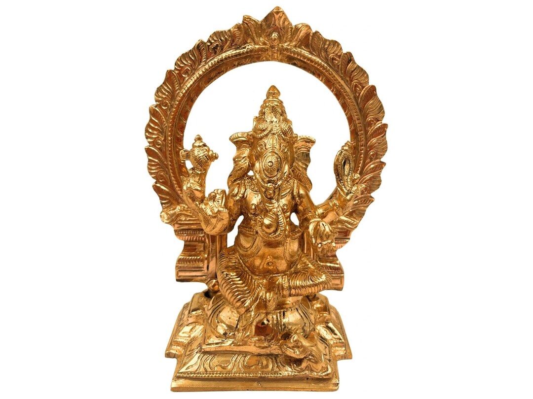 Bhunes Bronze Ganesha Idols, Panchadhatu Ganesh Murti, Ganapathi ...