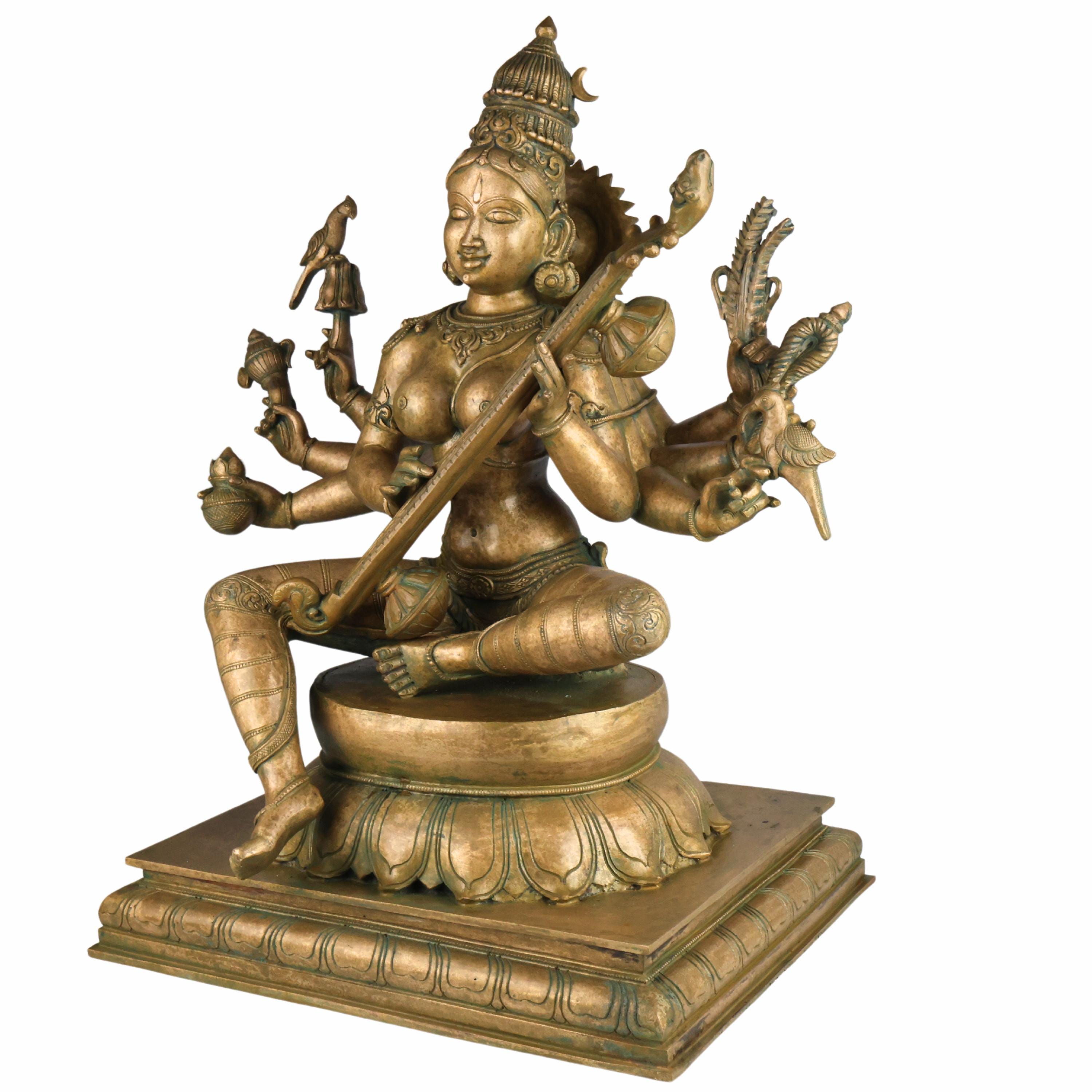 Panchaloha Rajmatangi Statue | Matangi Mata Sculpture | Mahavidya ...