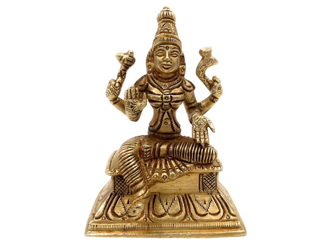 Bhunes Brass Goddess Parwathi Devi, Adi Parashakti Silai, Parvati ...