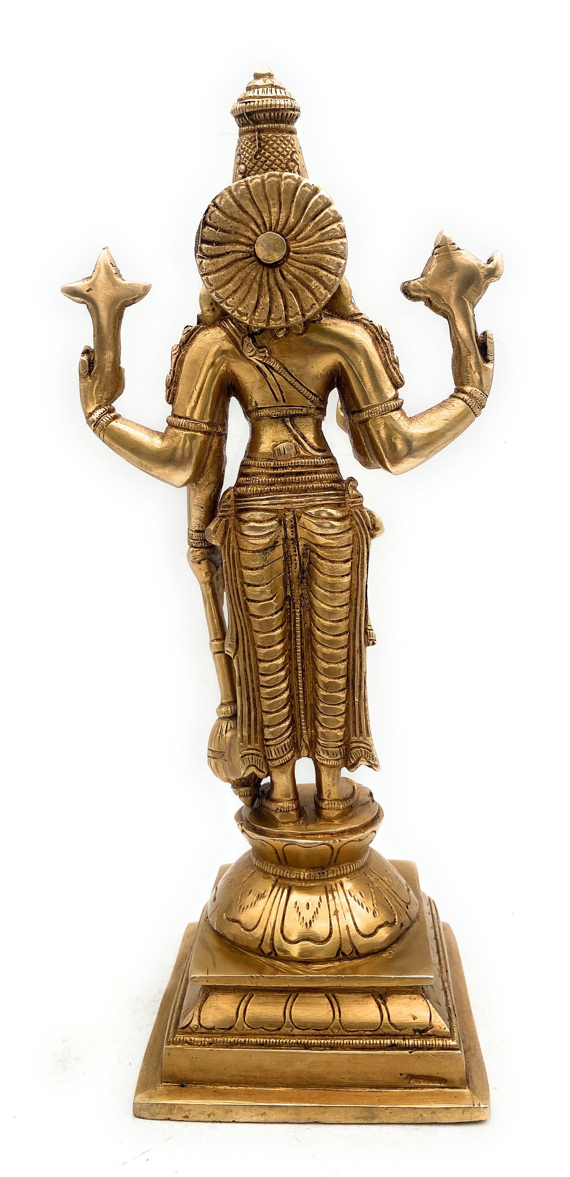 Bhunes Brass Vishnu Idol Lord Vishnu Murti Idol Brass Vishnu Idols for ...
