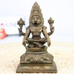 Bhunes Bronze Narasimha Swamy Idol, Panchaloha Narasingha Statue, for ...