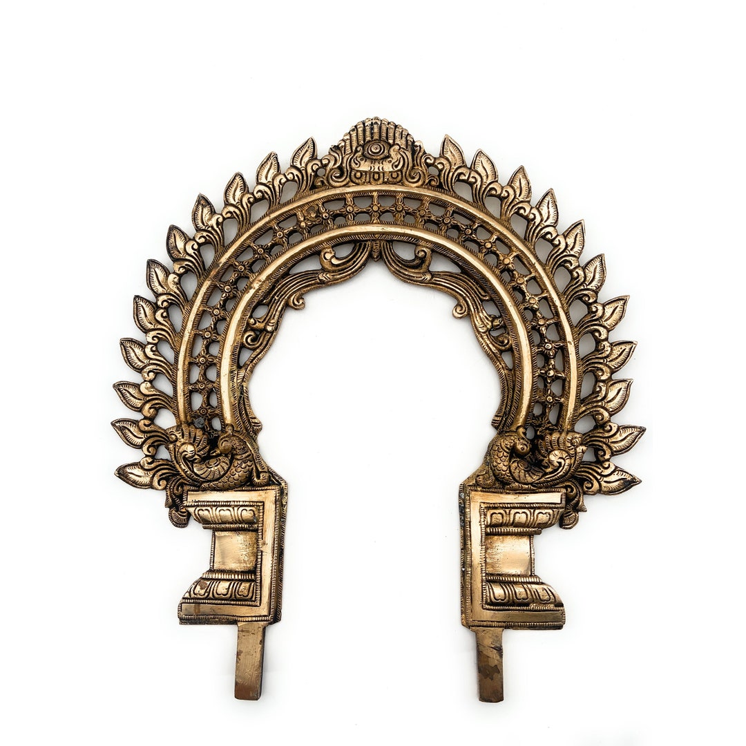 Bhunes Brass Hand Craved Prabhavali Wall Hanging Decor Wall Decor Frame ...
