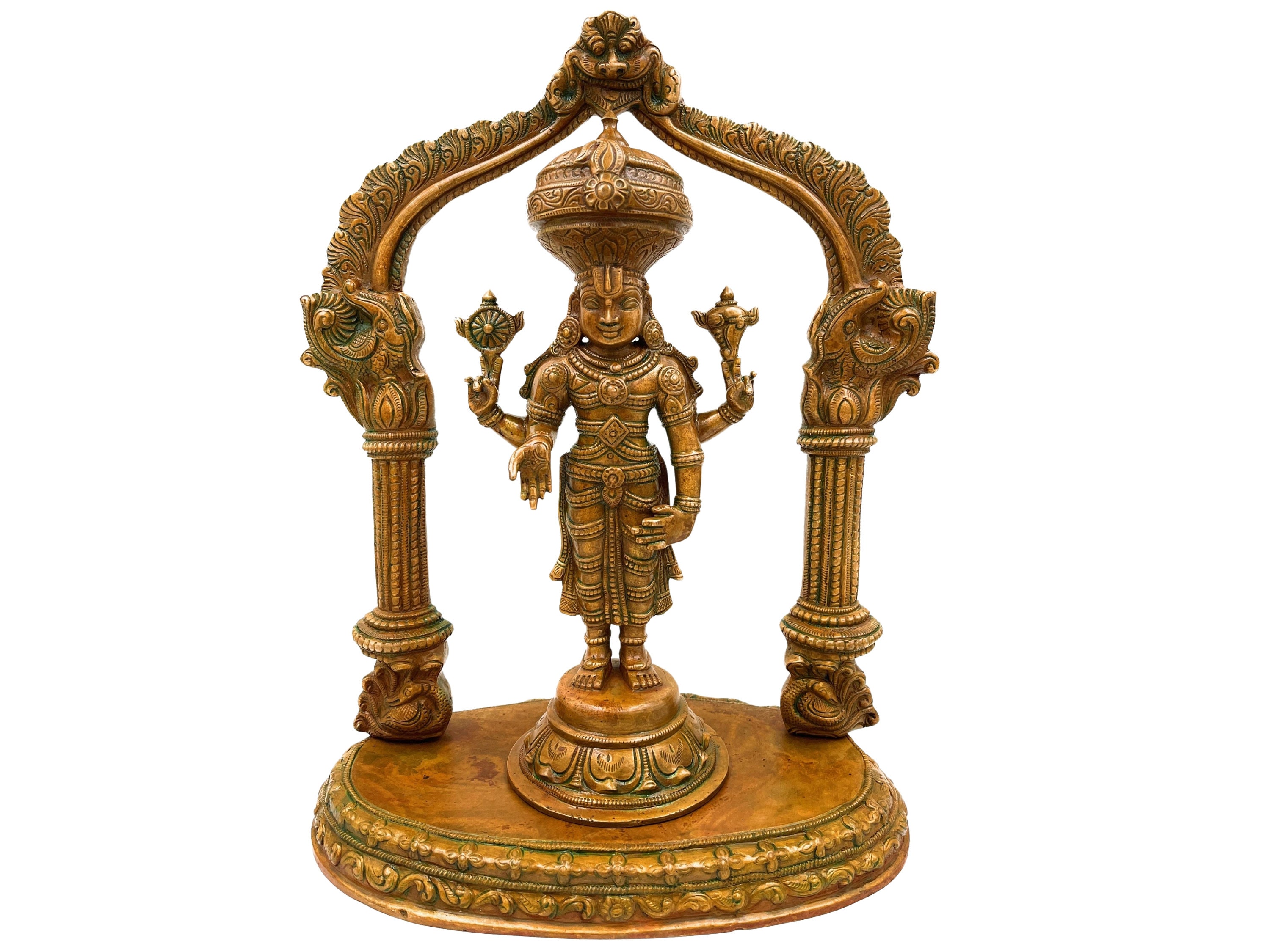 Bhunes Bronze Venkateswara Idol With Prabhavali Lord Srinivasa Balaji ...