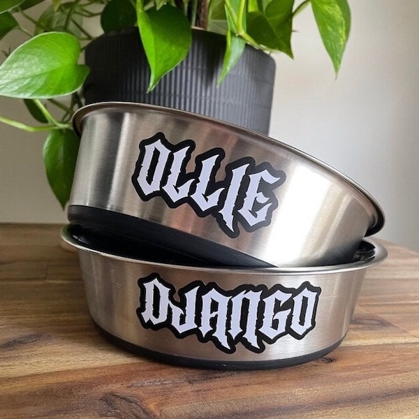 Goth Text Custom Sticker - Etsy