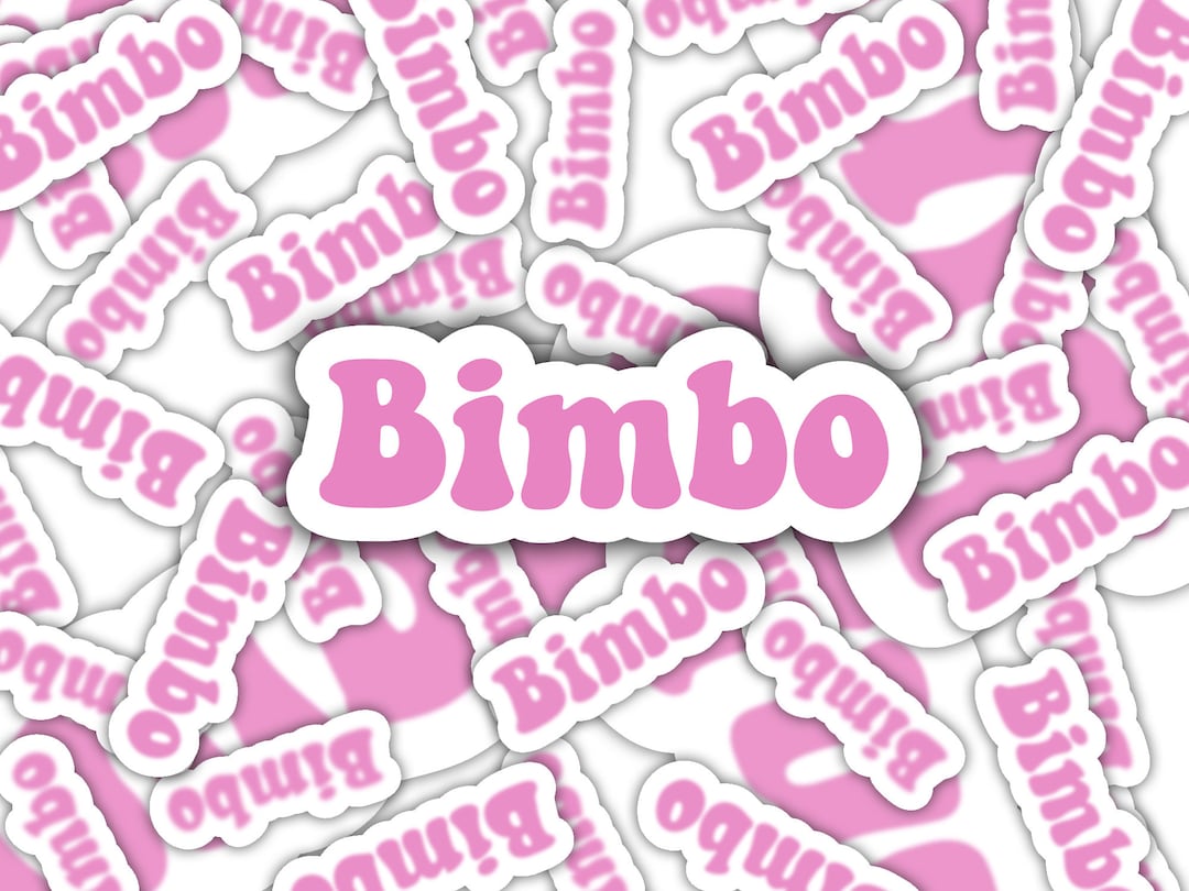 Bimbo Pink Vinyl Decal Sticker Funny Pride Gift Car Mirror Decal - Etsy