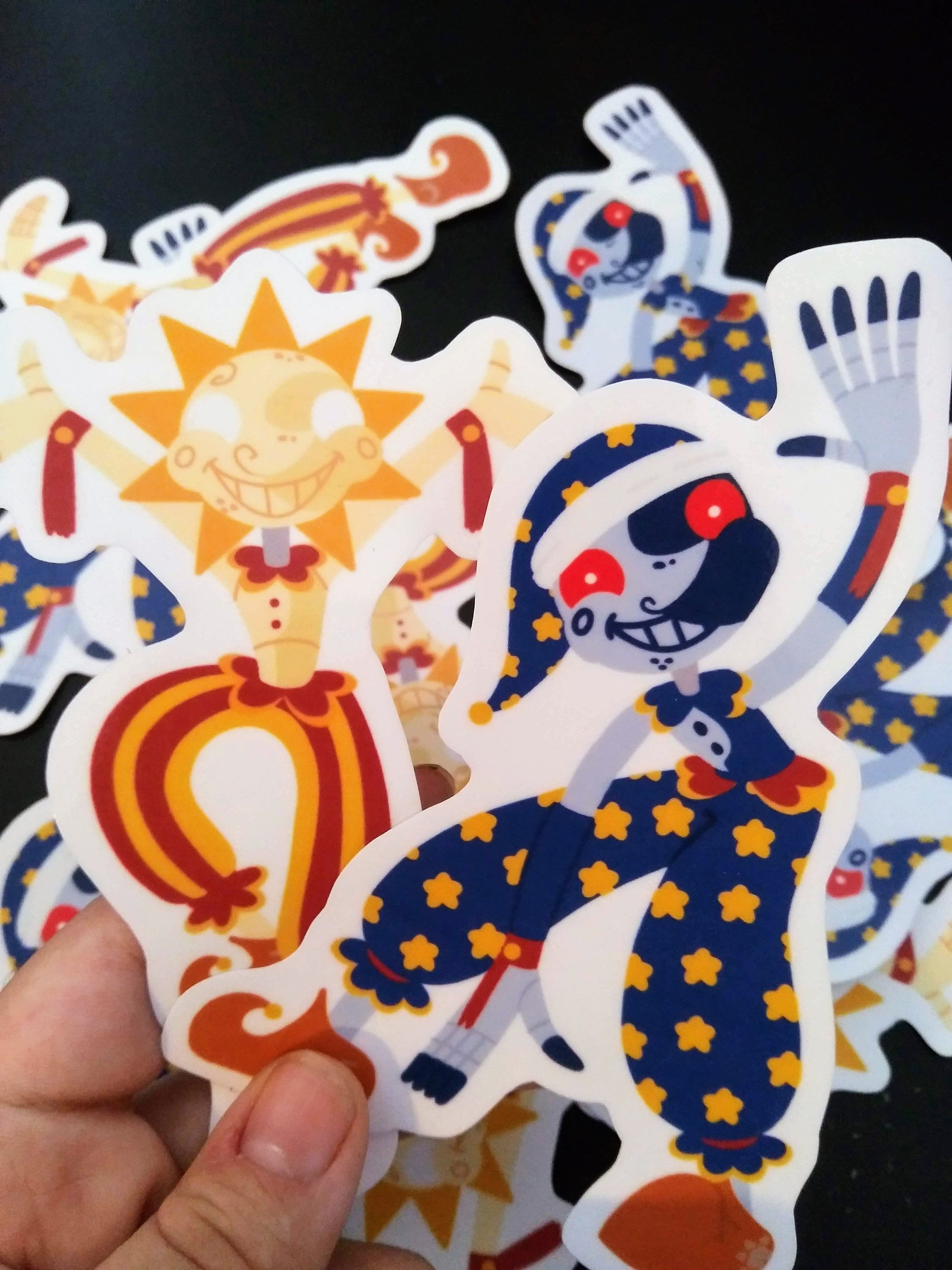Sun and Moon Stickers - Etsy