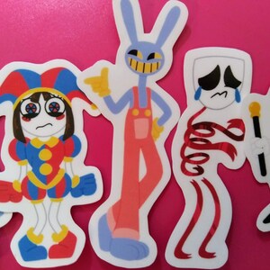 The Amazing Digital Circus Mini Stickers - Etsy