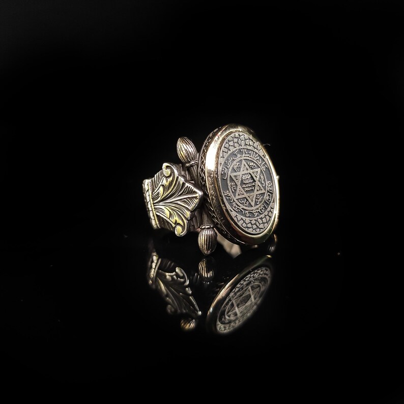 Seal of Solomon Silver Ring Ottoman Sign Ringhandmade Silver - Etsy