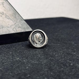 Marian Consecration Ring, Virgin Mary Sterling Silver Ring, Miraculous ...
